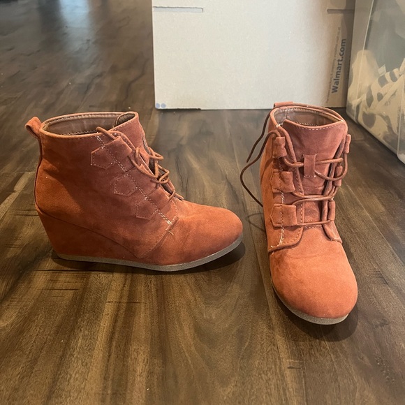 Qupid | Shoes | Qupid Wedge Booties | Poshmark